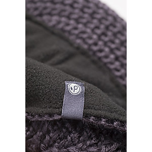 Pistil Women's Jax Knit Brim Beanie, Black