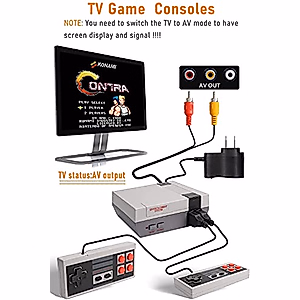 GameNext Mini Game Console Childhood Video Game Consoles Built-in 620 Games with NES Dual Controllers Handheld Game Player Console Classic System Edition Plug & Play For Kids & Adults