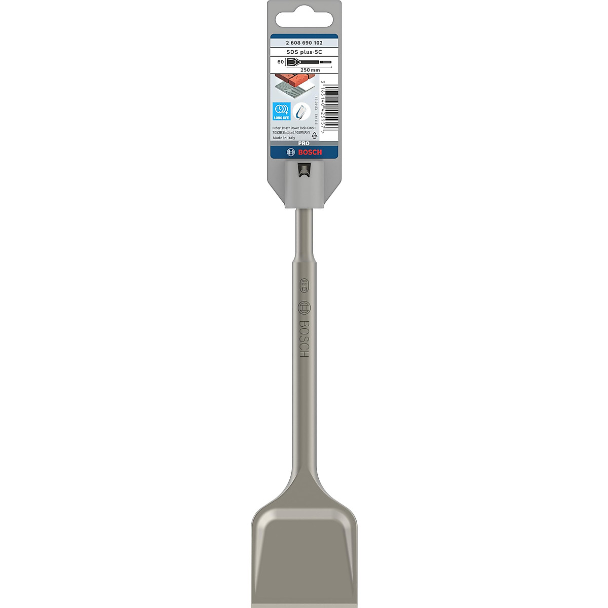 Bosch 2608690102 Spade Chisel "Long Life" with Sds-Plus 9.84inx60mm