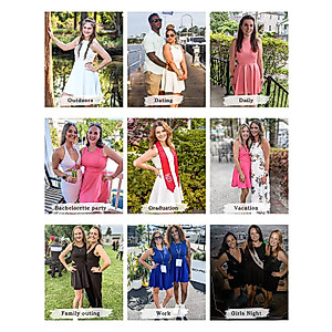 BELONGSCI Women 2025 Sweet and Cute Sleeveless Racerback Flared Swing A-Line Waist Hollow Out Summer Short Dress