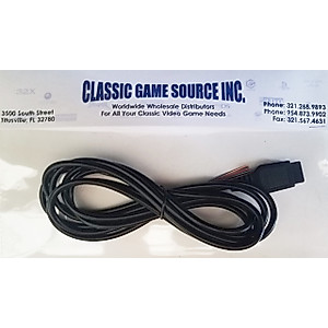6FT 9 Pin Replacement Cable Cord Wire to Repair Sega Genesis Controller