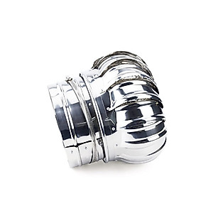 MYCZLQL Stainless Steel 201 Non Power Roof Ventilator, Wind Turbines Attic Air Vent Ventilating Fan (Size : 160mm)