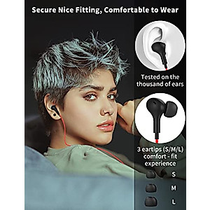 Usb C Headphone Wired Earbuds Magnetic in-Ear Type C Earphone with Microphone for Samsung Galaxy A53 S23 Ultra S22 S21 S20 Google Pixel 7 6 6a iPad 10