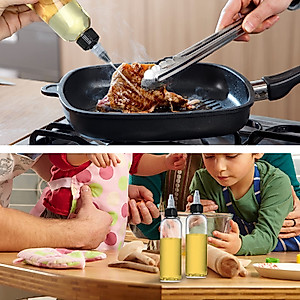 Yephets 32 Pack 4oz Boston Dispensing Bottles Empty Round LDPE Plastic Squeeze Dropper Bottles Squeeze Bottles with Twist Top Cap for Liquids Oils Art Crafts Kitchen Household