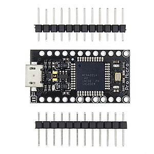 Pro Micro with The bootloader Black/Blue ATmega32U4 5V/16MHz Module Controller Mega32U4 Leonardo Suitable arduino-Micro USB 3-18V