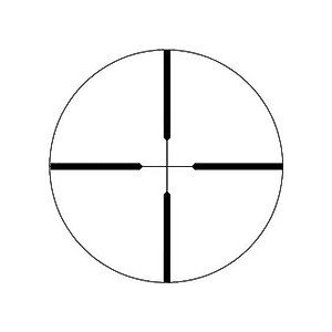 Sharpshooter 4-12x40 Adjustable Objective Scope & Ring Combo