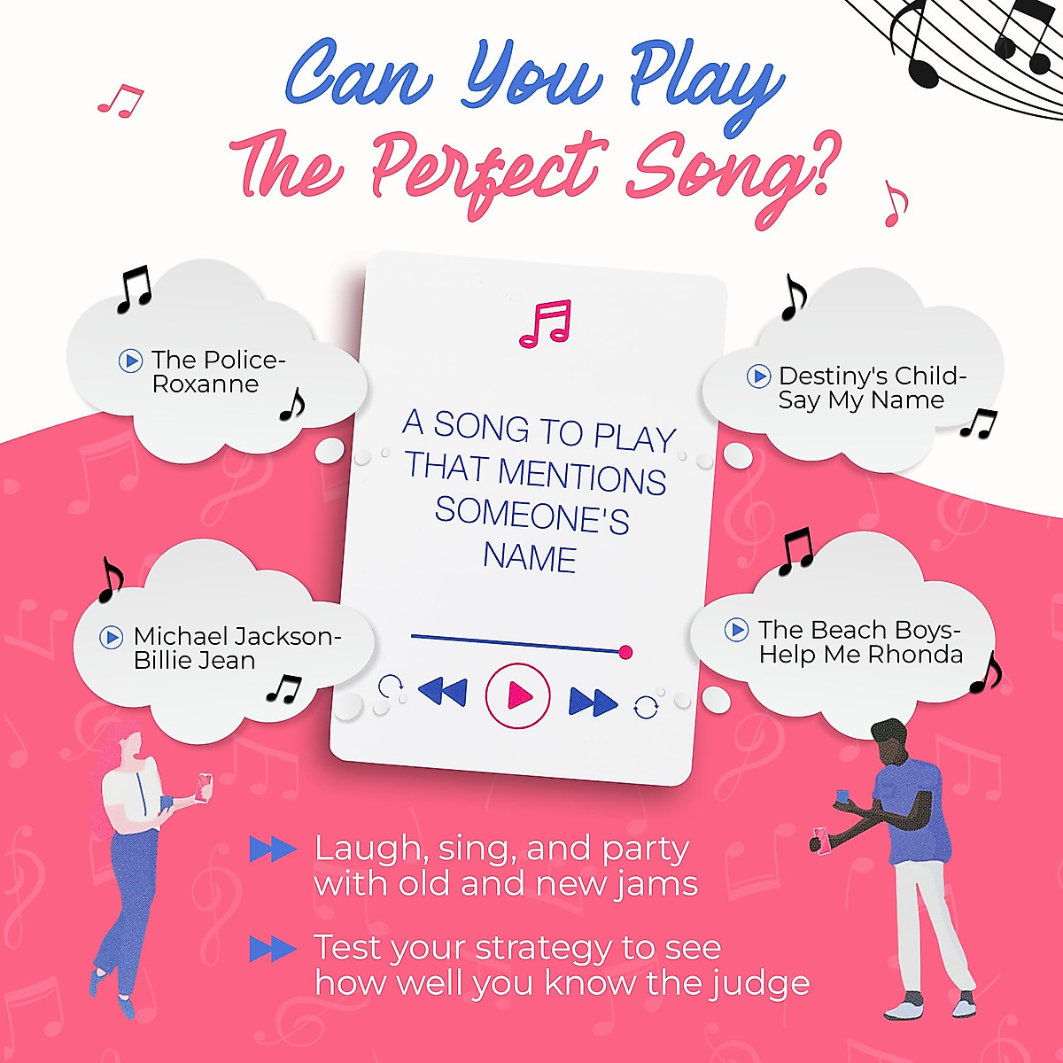 Game That Song - Fun Music Card Game for Adults and Teens - Compete to Play The Best Song- Makes A Great Gift for Music Lovers, Game Night, Karaoke or Singing