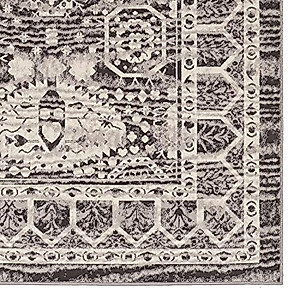 Linon Vintage Collection Grey Hamadan 2' x 3' Accent Rug