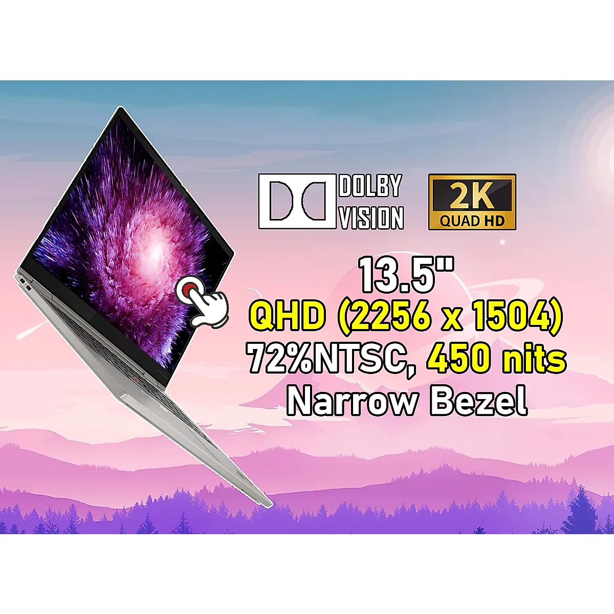 Lenovo ThinkPad X1 Titanium Yoga 13.5" 2-in-1 Touch 2K(2256 x 1504) Ultra-Slim Laptop EVO i7-1160G7 Wi-Fi 6 450nits 2xThunderbolt4 Win11 Pro w Digital Pen & HDMI (16GB RAM | 512GB PCIe SSD)