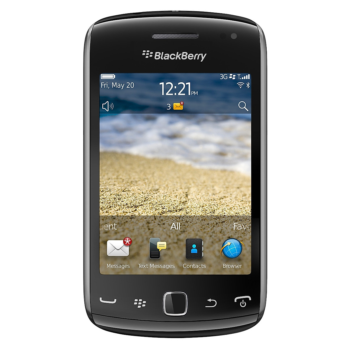 BlackBerry Curve 9380 Unlocked GSM Phone with Touchscreen and 5 MP Camera--No Warranty (Black)