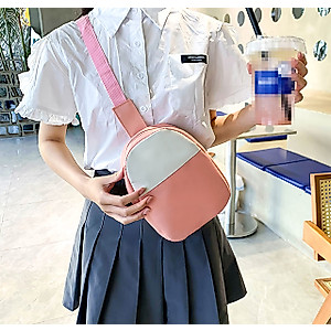 DUOBAOYU 5PCS Kawaii Backpack Set with Cute Pendants and Pins Accessories Aesthetic Rucksack for Teen Girls 17in Cute School Bags Bookbag with Shoulder Bag,Pencil Box,Tote Bag,Small Bag,Purple