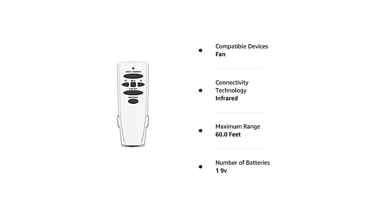 Ceiling Fan Remote Control Replacement for Hampton Bay Hunter