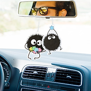 C1krint Anime Cute Soot Sprites Car Air Fresheners (8pcs)