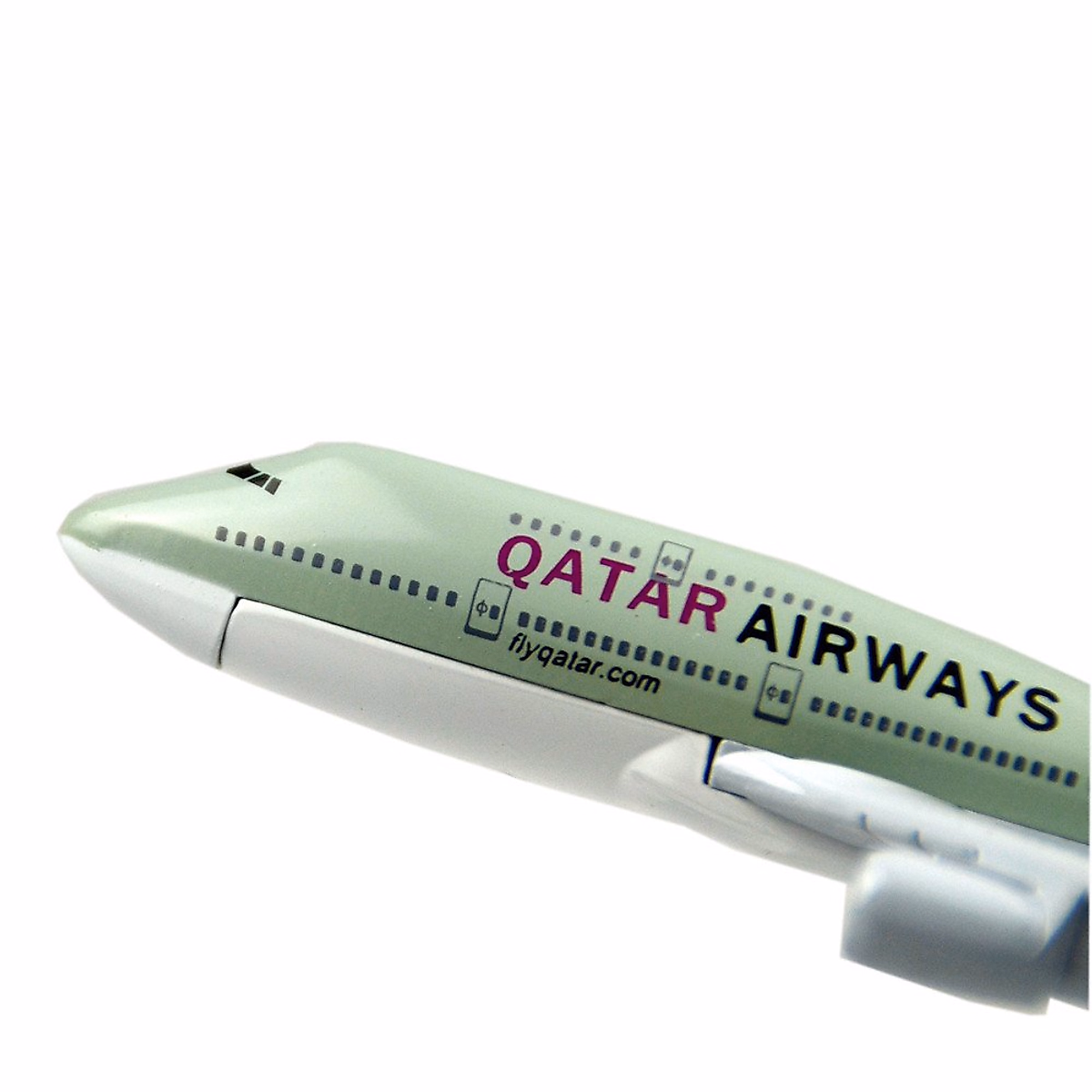 24-Hours Qatar Airways Company Q.C.S.C. B747 Alloy Metal Models Birthday Gift Plane Models Toys
