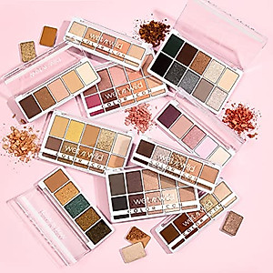 Wet n Wild Color Icon 10-Pan Eyeshadow Makeup Palette, Blue Lights Off, Long Lasting, Shimmer, Metallic, Glittery, Matte, Rich Smooth Pigment, Cruelty Free