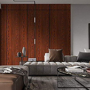 practicalWs Wood Grain Contact Paper Peel and Stick Wallpaper Removable Wall Paper Decorative Cabinet Vinyl Wrap PVC 15.8''×78.7''