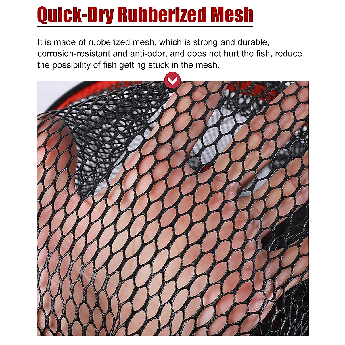 LJHU Fishing Keep Net Cage Rubber Fishing Keep Net Trap, Universal Foldable Fishing Basket Mesh, Drawstring Opening Design Fish Accessories Tool for Kayak/Minnows (Size : 2.5m x 35cm/8.2ft x 13.8in)