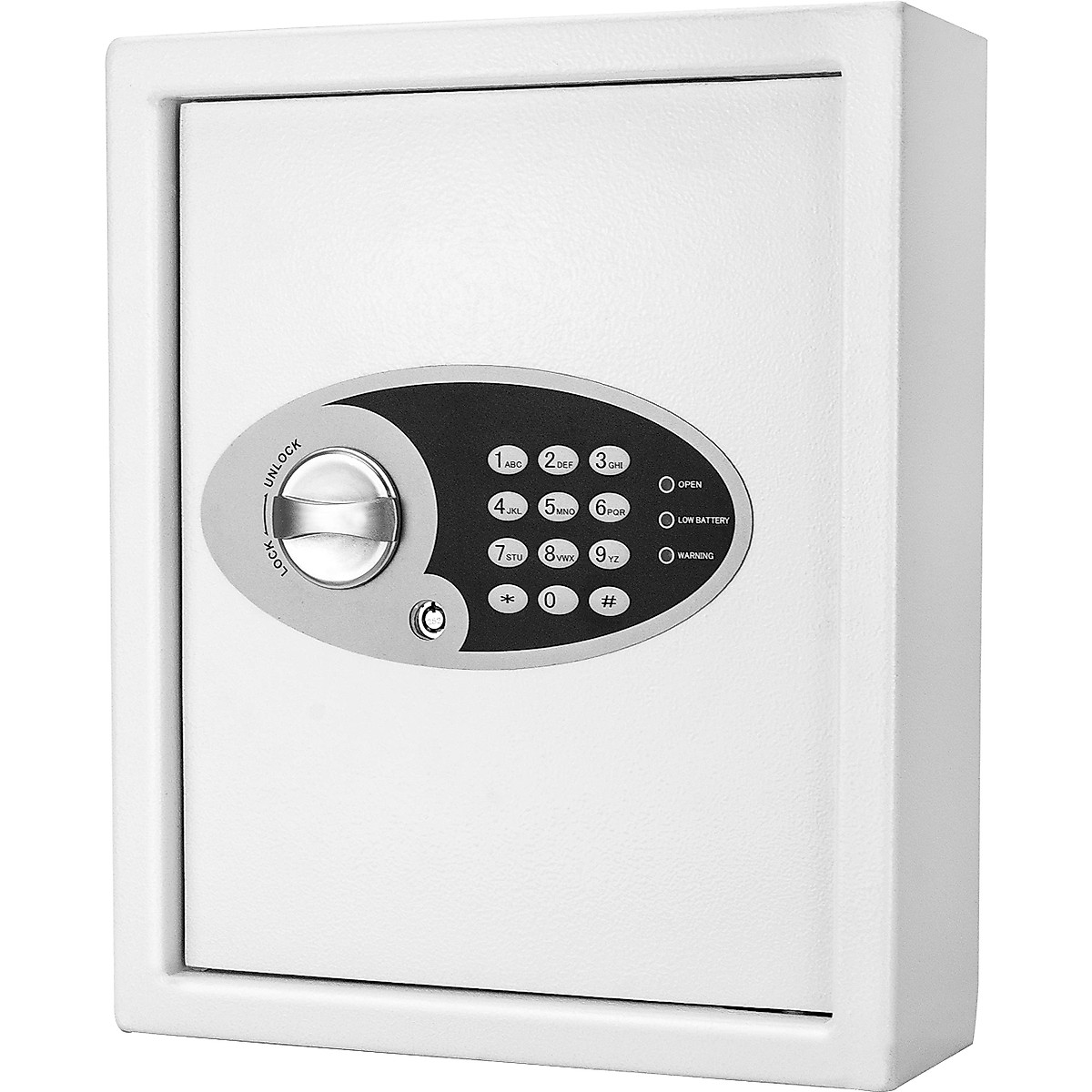 Barska Digital Keypad Wall Mount Safe Key Cabinet, 48 Position, White
