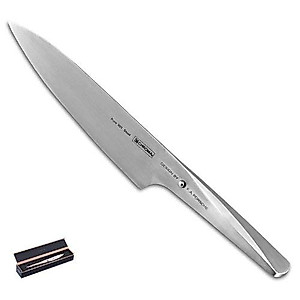 Chroma Type 301 Designed By F.A. Porsche 10 Inch Chef Knife P01, Silver