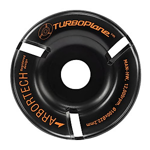 ARBORTECH TURBOPlane Blade 4Inch/100mm Carbide Woodworking Disc Angle Grinder Attachment | IND.FG.400.20