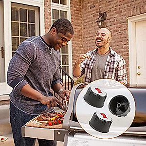 ArrogantF Grill Control Knobs 69893 Gas Control Knobs Replacements for 2013-2017 Weber E-Spirit 310/320/ 330 Series Gas Grills Weber Gas Knobs Parts 46510001 Spirit E-310 and More 3 Pcs