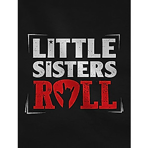 Tstars Rock N Roll Sibling Matching Outfits Siblings Big Sister Little Brother Shirts Outfits - Sis Rock/Bro Roll Baby NB/Kids 3T