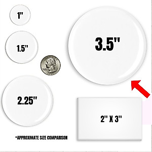 The Retro Fridge Design 3.5 Inch Make Sure Door Is Closed Flat Back Magnet