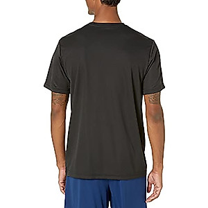 Amazon Essentials Men's Active Performance Tech T-Shirt (Available in Big & Tall), Pack of 2, Black, Large