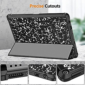 Fintie Slim Case for Amazon Fire HD 10 and Fire HD 10 Plus Tablet (Only Compatible with 11th Generation 2021 Release) - Soft TPU Smart Stand Back Cover with Auto Wake/Sleep, Composition Book