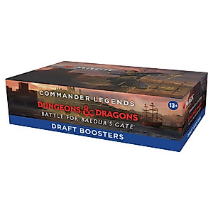 Magic: The Gathering Commander Legends: Battle for Baldur’s Gate Draft Booster Box | 24 Packs (480 Magic Cards)