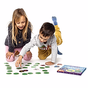 Montessori-Inspired Wooden Matching Game for Toddlers 2-4 Years - Things that Go - Durable, Scratch-Resistant 36 Card Set, Includes Carry Bag - Memory Game for Toddlers 2-4 Years - Means of Transport