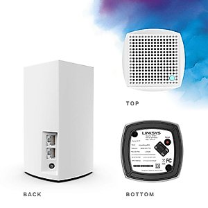 Linksys VLP01 Velop Dual Band AC1200 Mesh WiFi System | 1 Pack Router Replacement