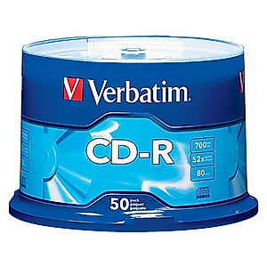 Verbatim 94691 CD Recordable Media - CD-R - 52x - 700 MB - 50 Pack Spindle