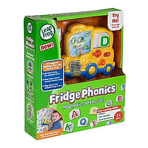 LeapFrog Fridge Phonics Magnetic Letter Set, Yellow