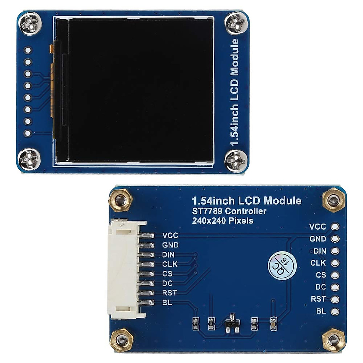 240X240 St7789 LCD Module IPS Screen, 1.54Inch Monitor IPS LCD Display Display Screen Board 262K Color Display Screen for Raspberry Pi//STM32