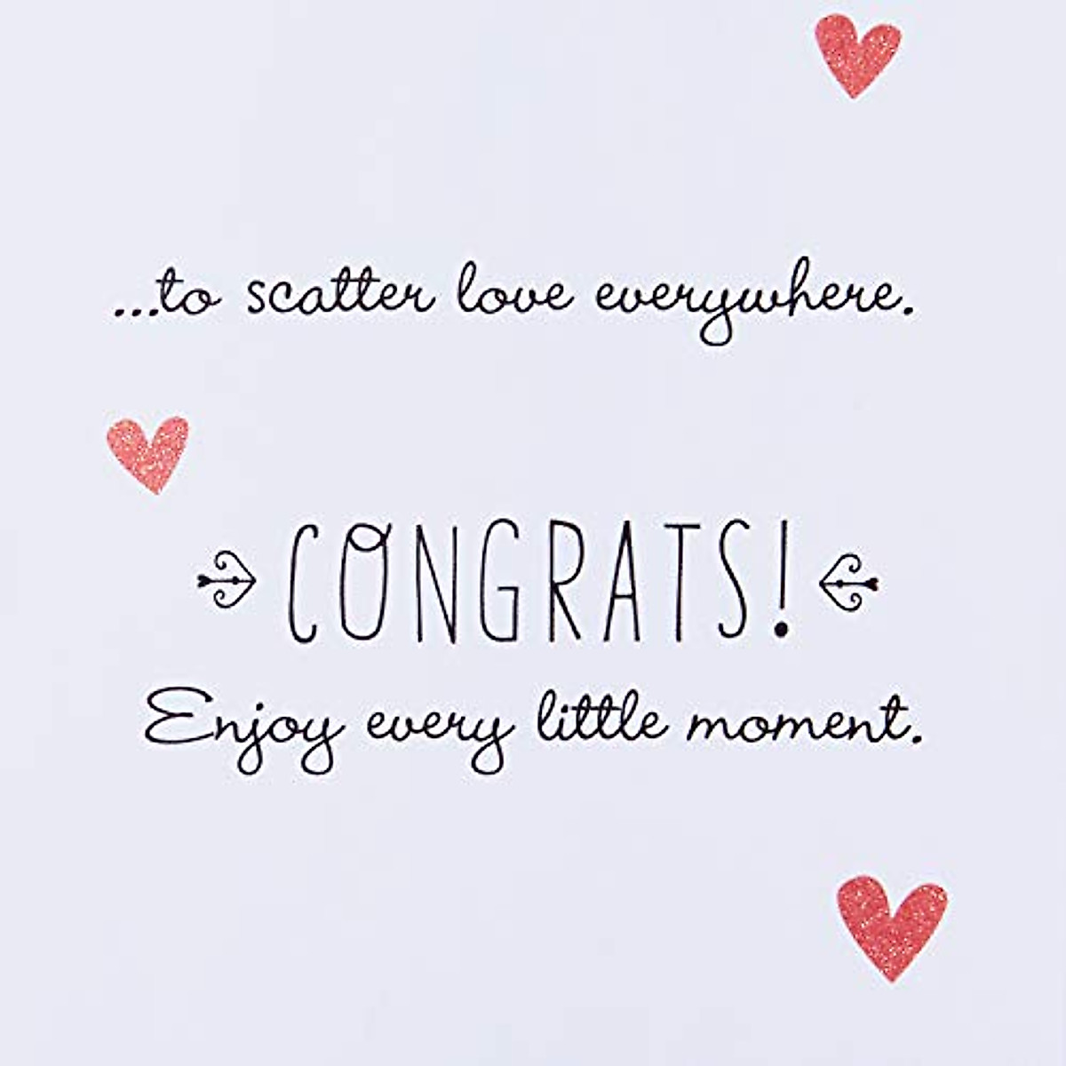 Hallmark Baby Shower Card for Baby Girl (Pink Elephant)