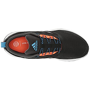 adidas Men's Duramo Protect Running Shoe, Black/Grey/Impact Orange, 10.5