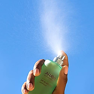 AHAVA Dead Sea Plants Dry Oil Body Mist, Sea-Kissed - Nourishes, Softens & Glows Skin, Gives Radiance & Strengthens Skin's Barrier, Enriched with Osmoter blend, Jojoba Seed Oil & Vitamin E, 3.4 Fl.Oz