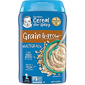 Gerber 2nd Foods Baby Cereal, Multigrain, 8 OZ (Pack of 3)