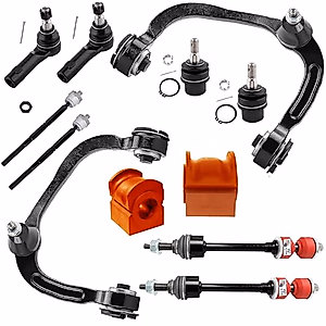 12PC Front Upper Control Arm Kit FITS 2005-2008 2WD ONLY Ford F-150 Lincoln Mark LT