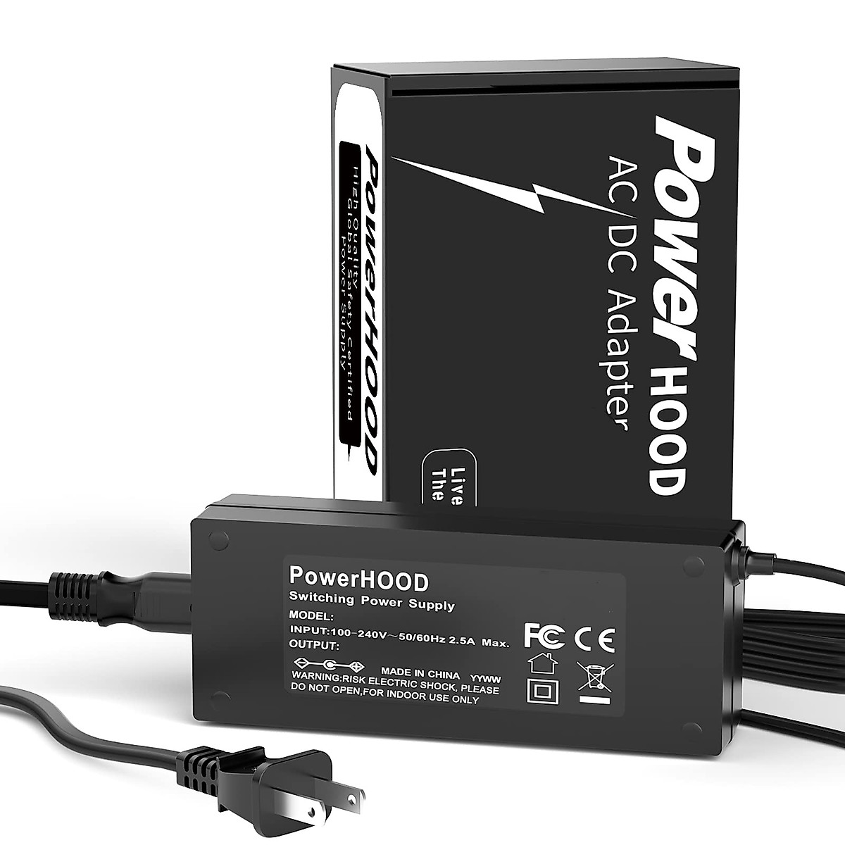 PowerHOOD 90W AC/DC Adapter Compatible with Acer Swift X SFX14-41G-R1S6 NX.AU3AA.001 14" Creator Laptop PC 19V 4.74A 90watt 90 Watt Power Supply Cord Battery Charger Cable PSU Mains