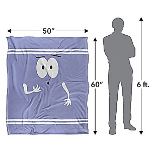 South Park Towelie Surprised Officially Licensed Silky Touch Super Soft Throw Blanket 50" x 60"