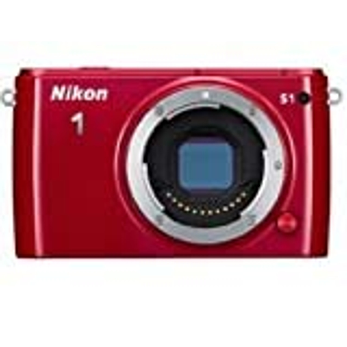 Nikon 1 S1 10.1 MP HD Digital Camera (Red) Body only (Renewed)