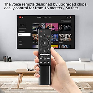 Gvirtue Universal Voice Remote Control for Samsung TV LED QLED 4K 8K UHD HDR Smart TV