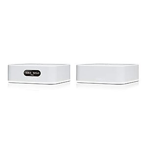 AmpliFi Instant Wifi System by Ubiquiti Labs, Seamless Whole Home Wireless Internet Coverage, Wifi Router & Mesh Point, 1 Gigabit Ethernet, 1 WAN Port, Ethernet Cable, Replaces Router & WiFi Extenders