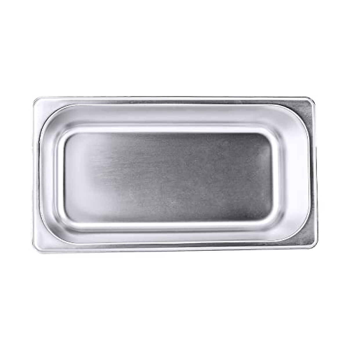 SYUNOYZBIN 6 Pack Hotel Pans Commercial Stainless Steel Pan 1/3 Size 4" Deep for a Catered Event Grocery Store Ice-Cream Shop Cafeterias