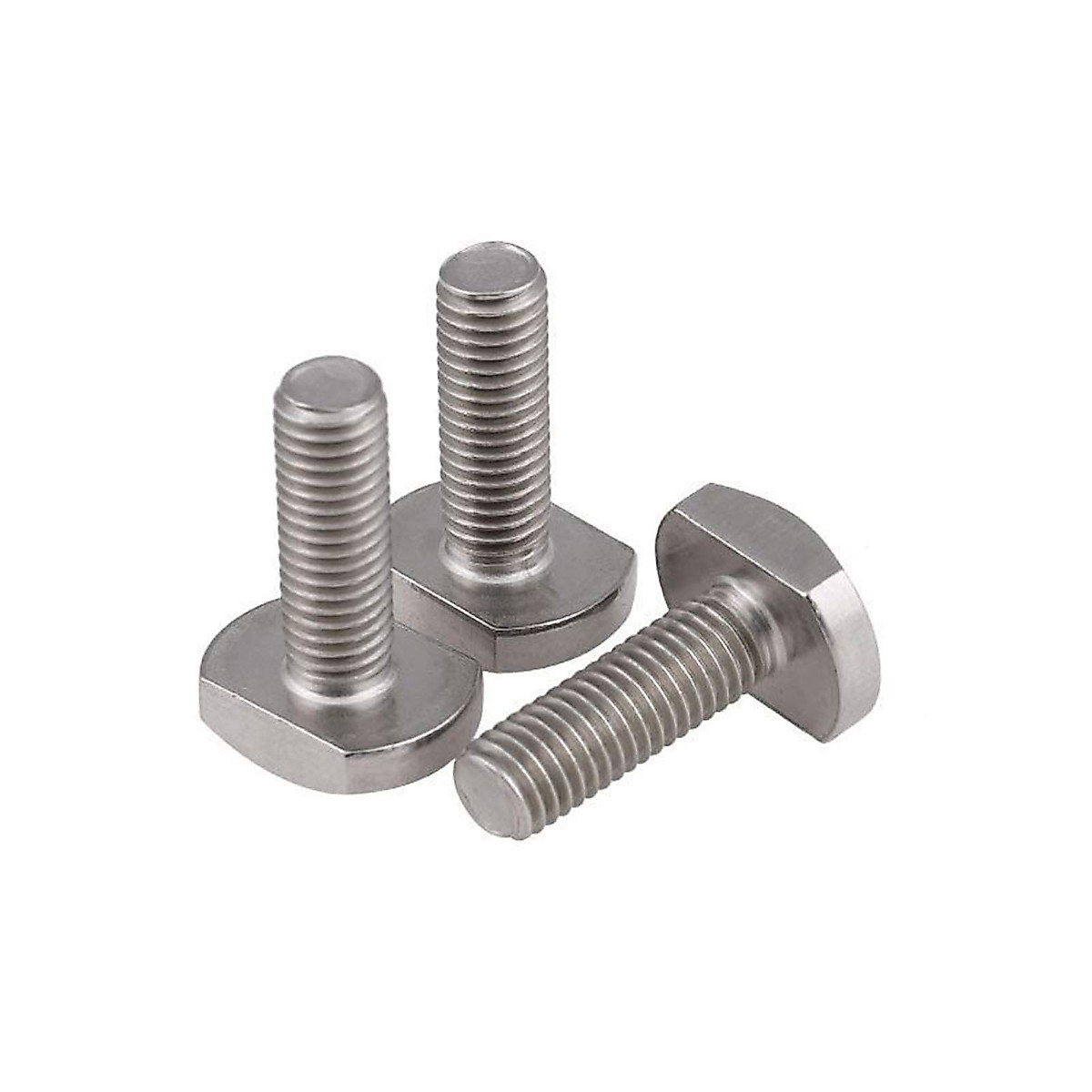 qfkj Bolt M5 M6 M8 M10 M12 M16 Bolts for T-Slot Stainless Steel T Bolt T Screw Square Bolts T-Head Screw Chute T-Bolt Durable (Dimensions : M8x20 5PCS)