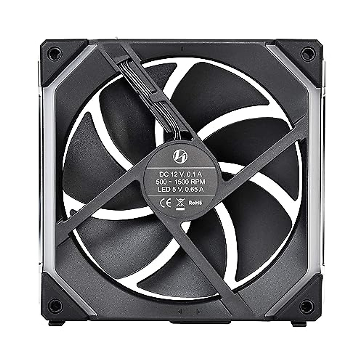 Lian Li UNI Fan SL140 Double Pack Black with Controller (ARGB 140mm LED PWM Daisy-Chain) (SL140-2 Black Cooler)