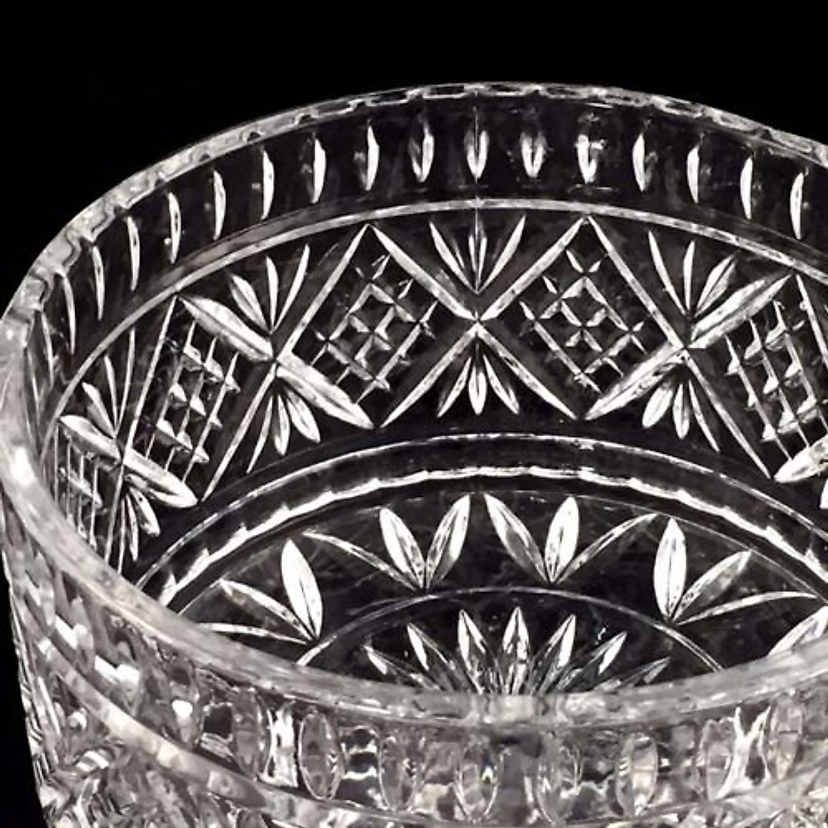 Set of 3 Crystal Clear Salad Bowl Serving Set, Salad Serving Utensils Included Large Serving Dish.