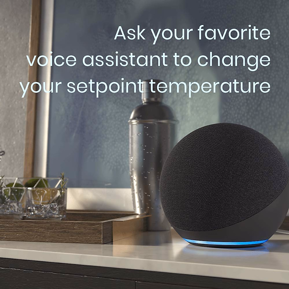 Sinopé Smart Low Voltage Thermostat TH1400WF (Compatible with Amazon Alexa) 24 V – Wi-Fi